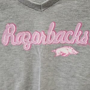 Gildan | Tops | Arkansas Razorbacks Ladies Tee Shirt | Poshmark